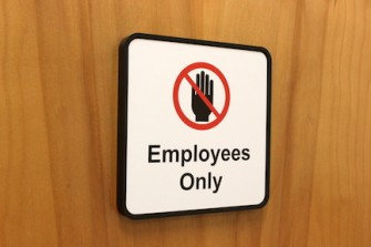 Custom 6" x 6" Office Door or Wall Sign.