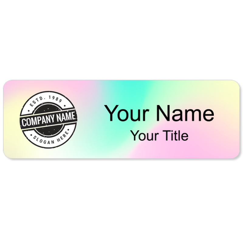 Custom Color Name Badge Design - 26 - NameBadge.com