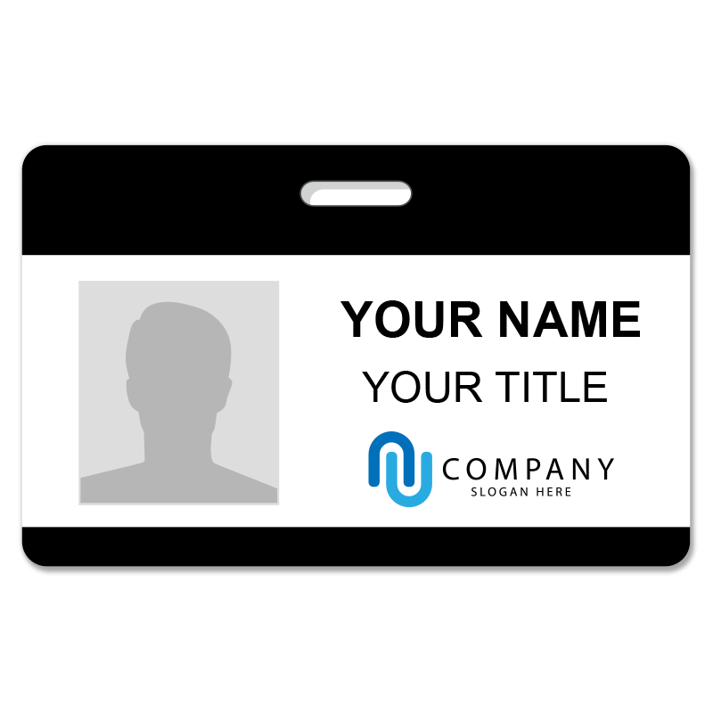 HORIZONTAL ID CARD- BASIC-DESIGN 10