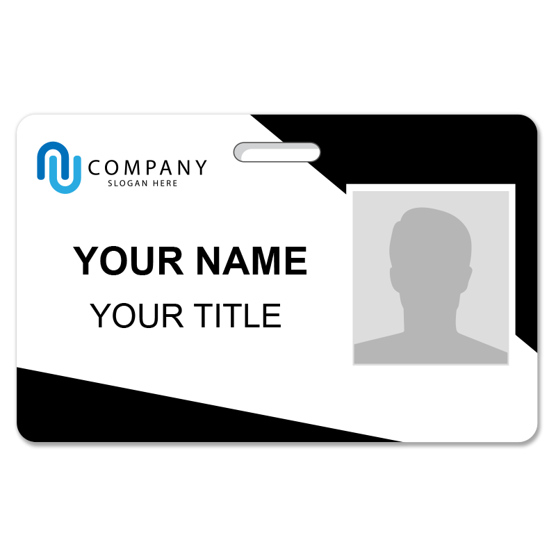 HORIZONTAL ID CARD- BASIC-DESIGN 11