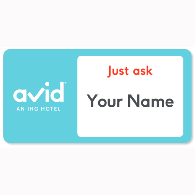 Avid Personalized Magnetic Name Badges